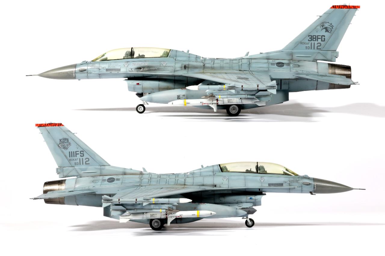 MMZ - 1/48 F-16D ROKAF ‘38FG’ Hasegawa / AIRES Wheel bay, Ejection seat / D.I.Y Part..