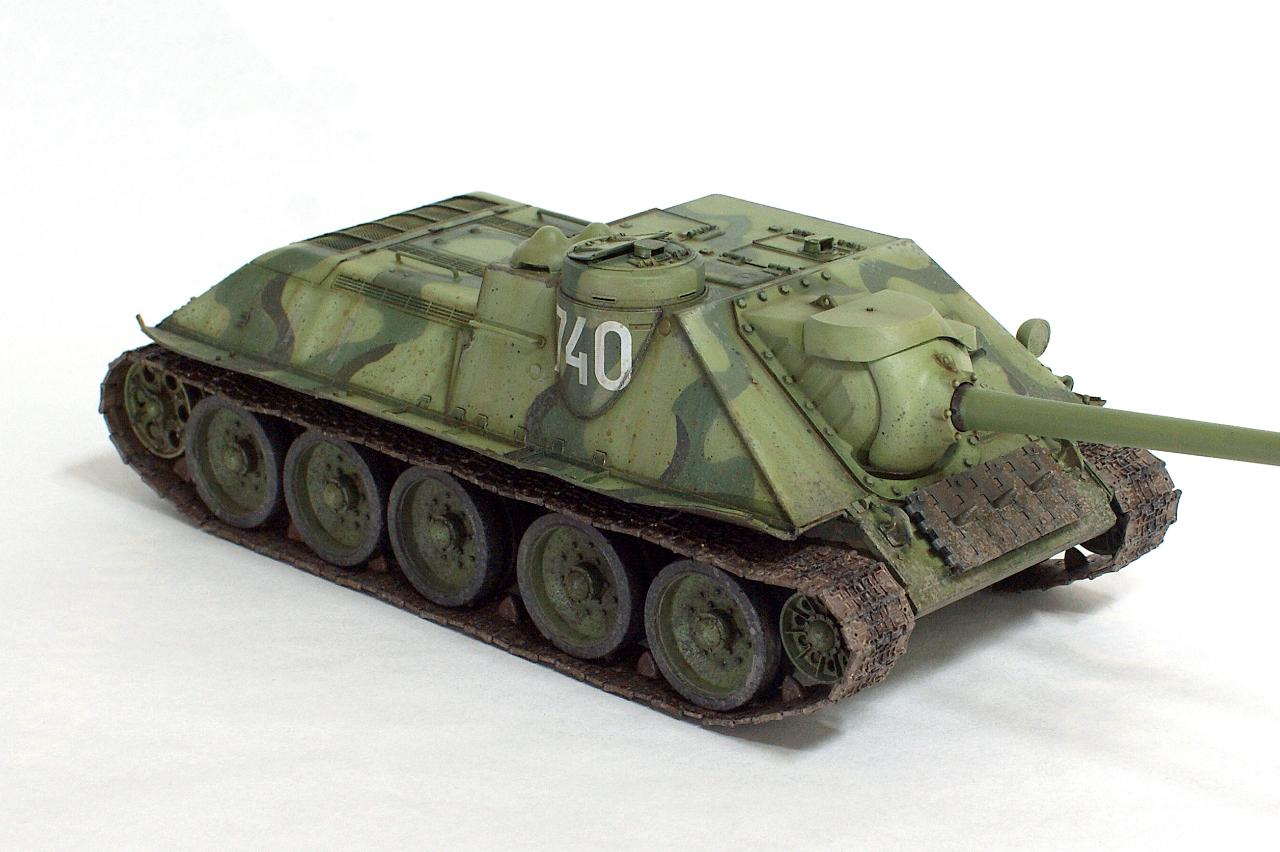 MMZ - SU-100 Self-propelled gun ( ZVEZDA 1/35, 아카데미 재포장)