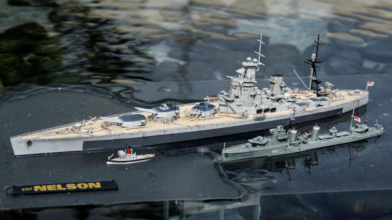 Tamiya 1/700 British Royal Navy HMS Nelson-Class Nelson Battleship