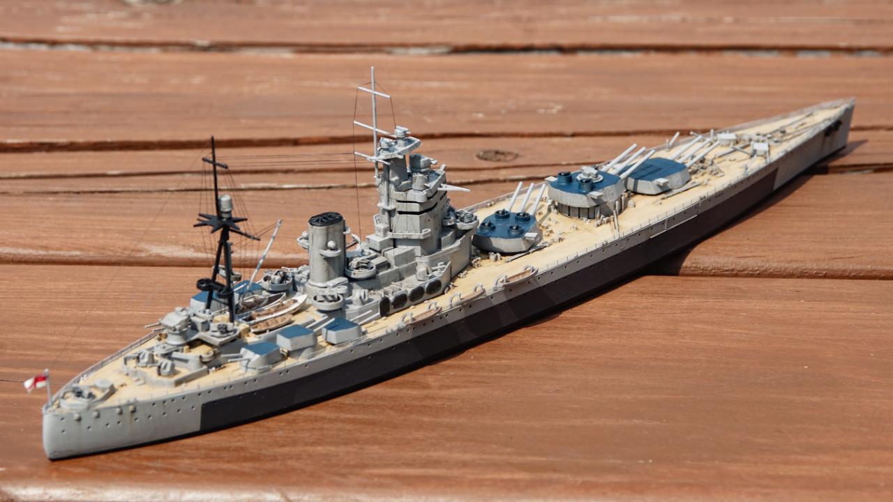 Tamiya 1/700 British Royal Navy HMS Nelson-Class Nelson Battleship